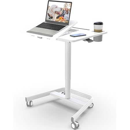 Amazon.com: Joy Seeker Mobile Standing Desk, Pneumatic Height ...