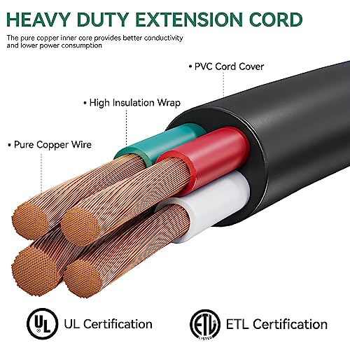 Snapklik.com : YITAHOME 50 Amp 30FT Generator Extension Cord Heavy Duty ...