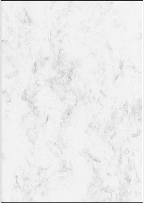 Sigel Design Paper - Grey Marble, A4, 90g, 100 Sheets, Double Sided ...