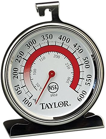 Amazon.com: Taylor Standard Grade Thermometer (1-Inch Dial),Silver ...