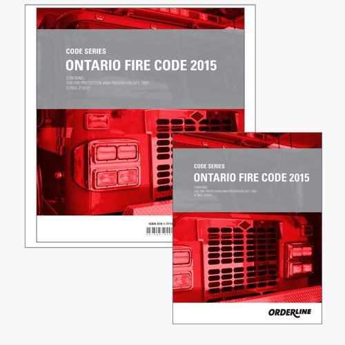 ONTARIO FIRE CODE 2015: ORDERLINE: 9781771950657: Books - Amazon.ca