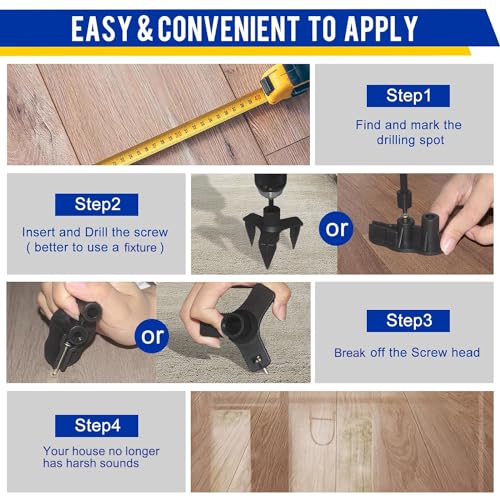 Snapklik.com : Floor Repair Kit, Floor Fix Screws, 250 Pack Noisy Floor ...