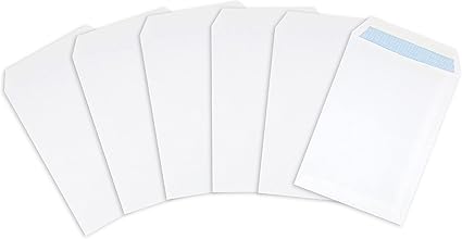 Postmaster Buste formato A5, formato C5, 229 x 162 mm, 90 g/m², autoadesive, confezione da 200 ...