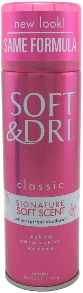 Amazon.com : Soft & Dri Classic Aerosol Anti-Perspirant Deodorant ...