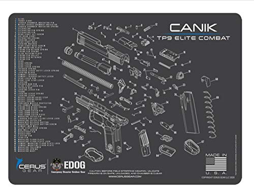 EDOG TP 9 Elite Gun Cleaning Mat - Schematic (Exploded View) Diagram ...