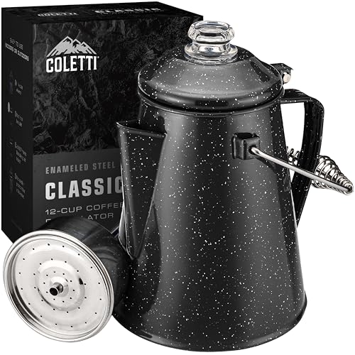 Snapklik.com : COLETTI Classic Camping Coffee Percolator - 18 Cup ...
