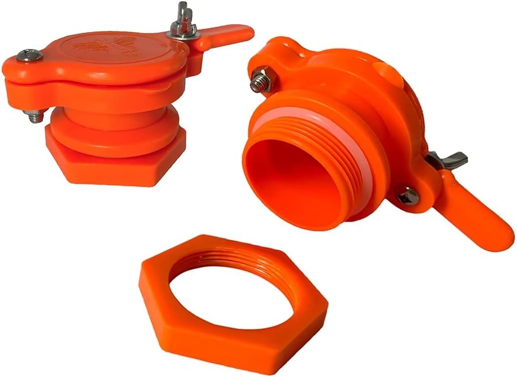 Amazon.com : HunterBee 3/5/10 pcs Honey gate Valve for 5 Gallon Bucket ...