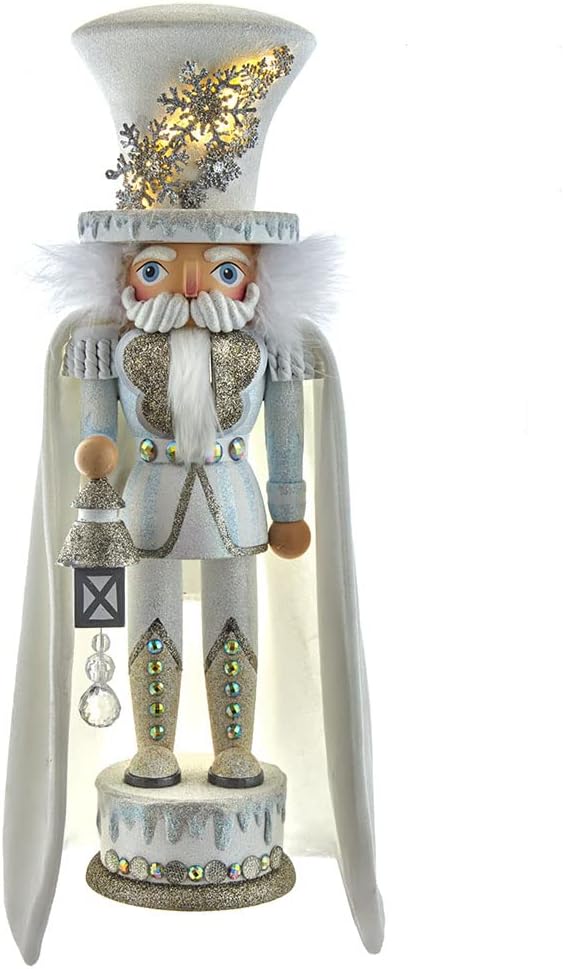 Amazon.com: Kurt Adler 15" Hollywood Wizard Nutcracker with Owl : Home ...