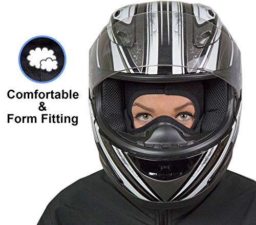 Snapklik.com : 1810 Black Balaclava Full-Face Mask And Helmet Liner For ...