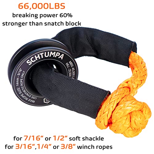 Snapklik.com : SCHTUMPA Winch Recover Ring Snatch Block Pulley Snatch ...