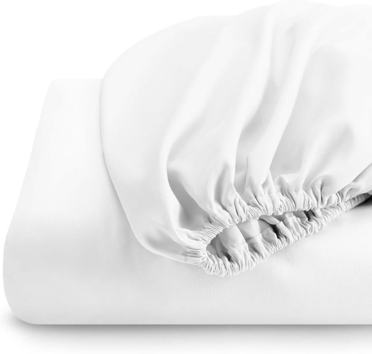 Amazon.com - Twin XL Fitted Sheet Only White - 600 Thread Count 100% ...