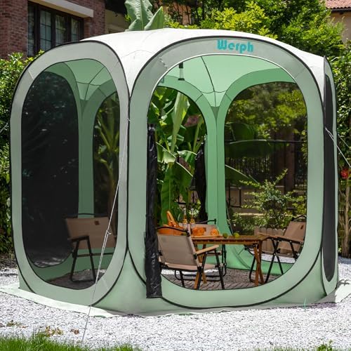 Amazon.com: Outsunny 12' x 12' Screen House Room, UV50+ Screen Tent ...