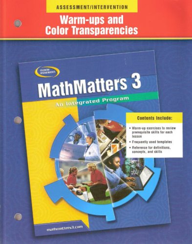 Glencoe Mathematics - MathMatters 3: An Integrated Program - Warm-ups ...