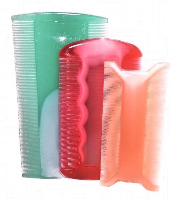 Buy SBWC Plastic Fine Tooth Dust Lice Clean Remove Multicolour ...