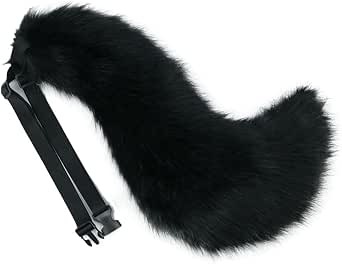 Amazon.com: Faux Fur Wolf Tail Animal Big Tail Halloween Cosplay ...