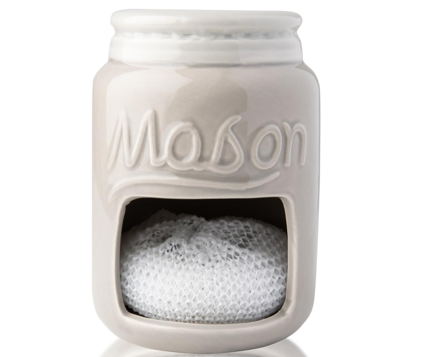Snapklik.com : Ceramic Kitchen Sponge Holder - Farmhouse Style Sink ...