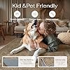 Amazon.com: PureCozy Brown 6x9 Area Rug for Living Room,Non-Slip ...