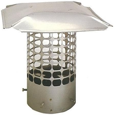 10" Slip-In Round Stainless Steel 3/4 Mesh Cap : Home & Kitchen
