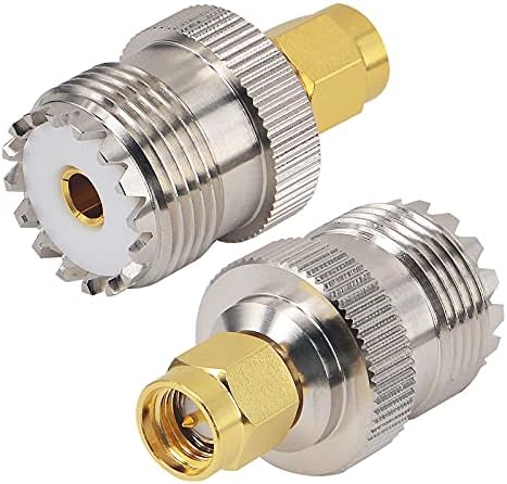Amazon.com: exgoofit SMA SO239 Adapter 4PCS, UHF PL259 to SMA Male ...