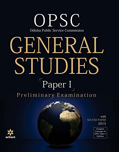 OPSC General Studies Paper I Preliminary Examination: Arihant Experts ...