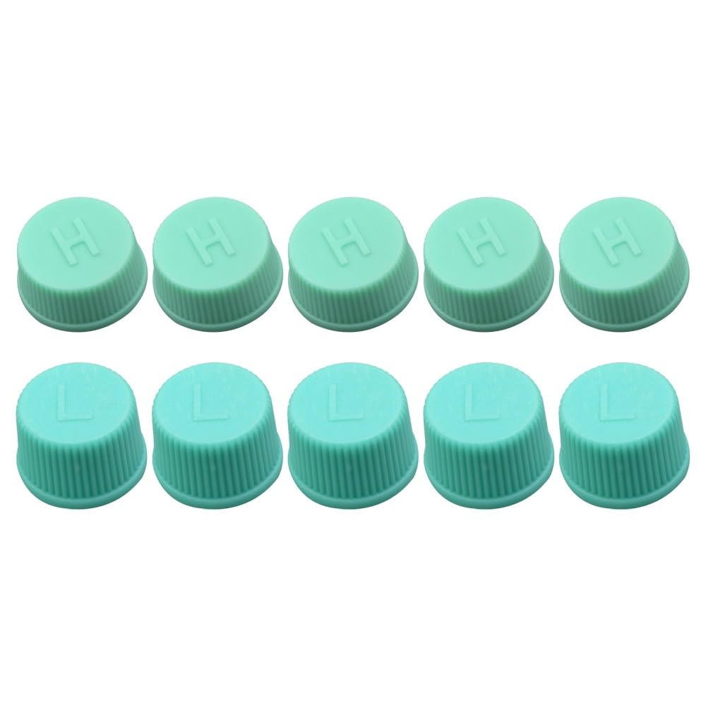 Amazon.com: 10PCS Car Air Conditioning Valve Caps, Leakproof AC System ...