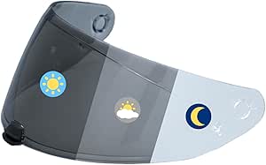 Amazon.com: Logto Photochromic Visor Compatible With i10,i70,HJ-31 ...