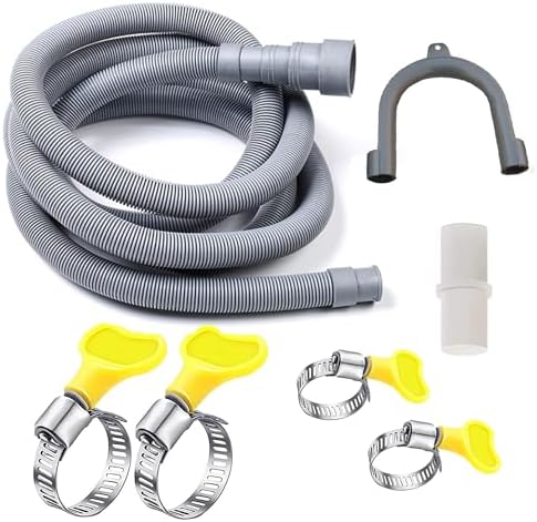 HLMOptimo 10 Feet Universal Washing Machine Drain Hose Flexible ...