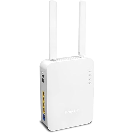 DrayTek Vigor 2135 AX WiFi 6 Dual Band Gigabit Ethernet FTTP Router, 4 ...