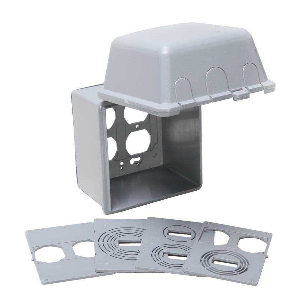 Amazon.com: TayMac MM7440G 4.75-in. Deep Outdoor Box, UFAST 55-in-1 ...