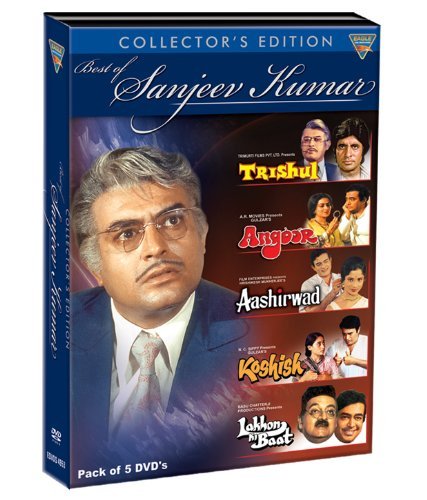 Amazon.com: BEST OF SANJEEV KUMAR (Set Of 5 Dvd's) Trishul,Angoor ...