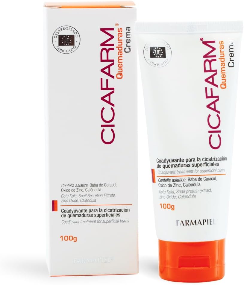 CICAFARM QUEMADURAS Crema Reparadora Antiséptica para Personas con ...