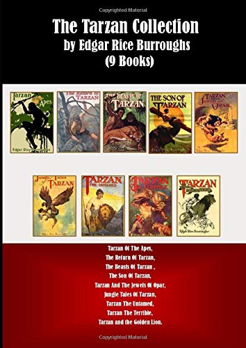 The Tarzan Collection by Edgar Rice Burroughs (9 Books): Rice Burroughs ...