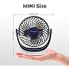 OCOOPA Small USB Desk Fan Table Fan 5'' with Strong Airflow & Quiet ...