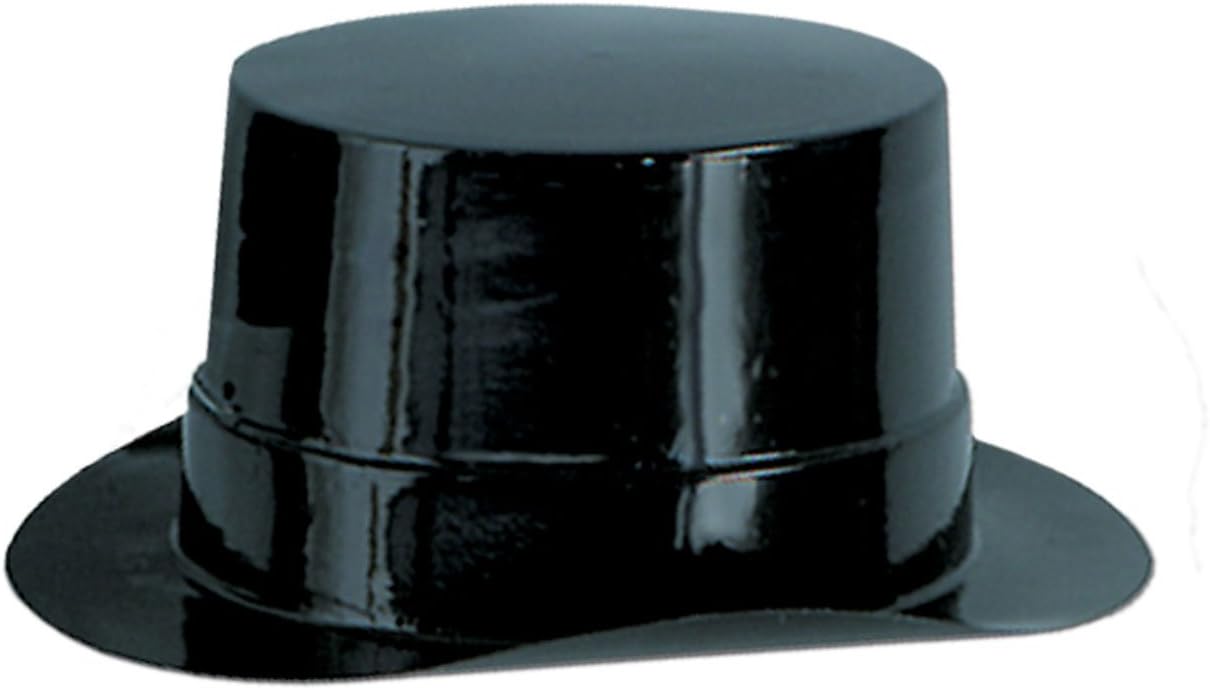Amazon.com: Beistle 66640 Packaged Miniature Black Plastic Toppers, 43/ ...