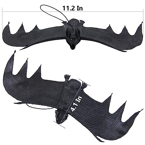Snapklik.com : Halloween Hanging Bats, Rubber Bats, Realistic Looking ...