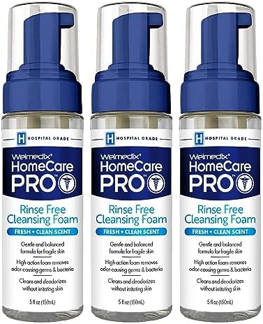 Amazon.com : 5-PACK Bedside-Care No-Rinse All-Body Wash and Incontinent ...