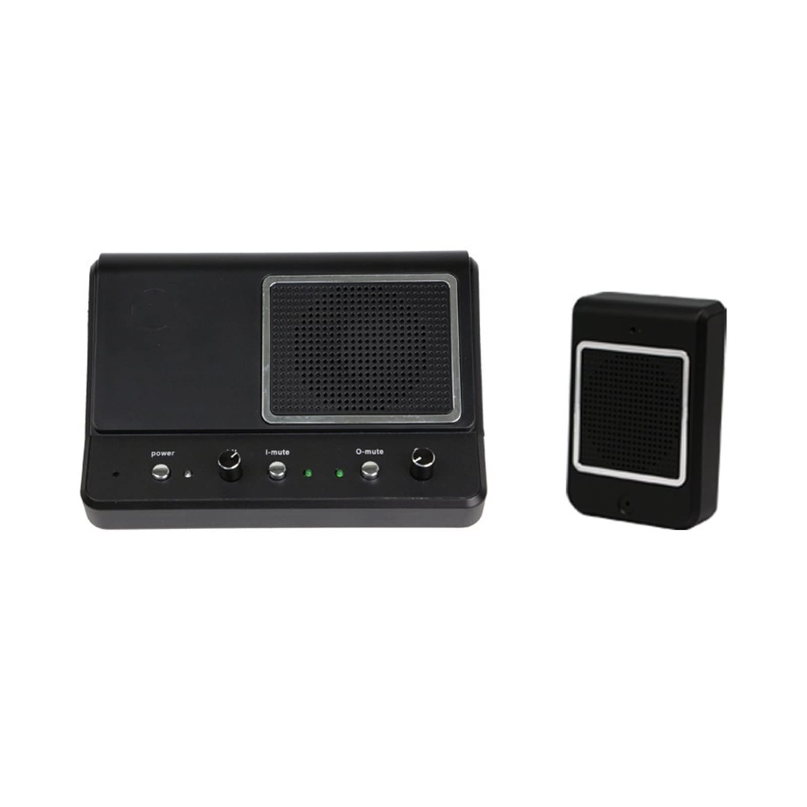 Buy HUACHEN-CHAO Dual Way Counter Intercom Window Intercom English Version Two-way Intercom Bank ...