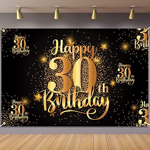 Amazon.com: PAKBOOM Dirty 30 Backdrop Banner Background - 30th Thirty ...