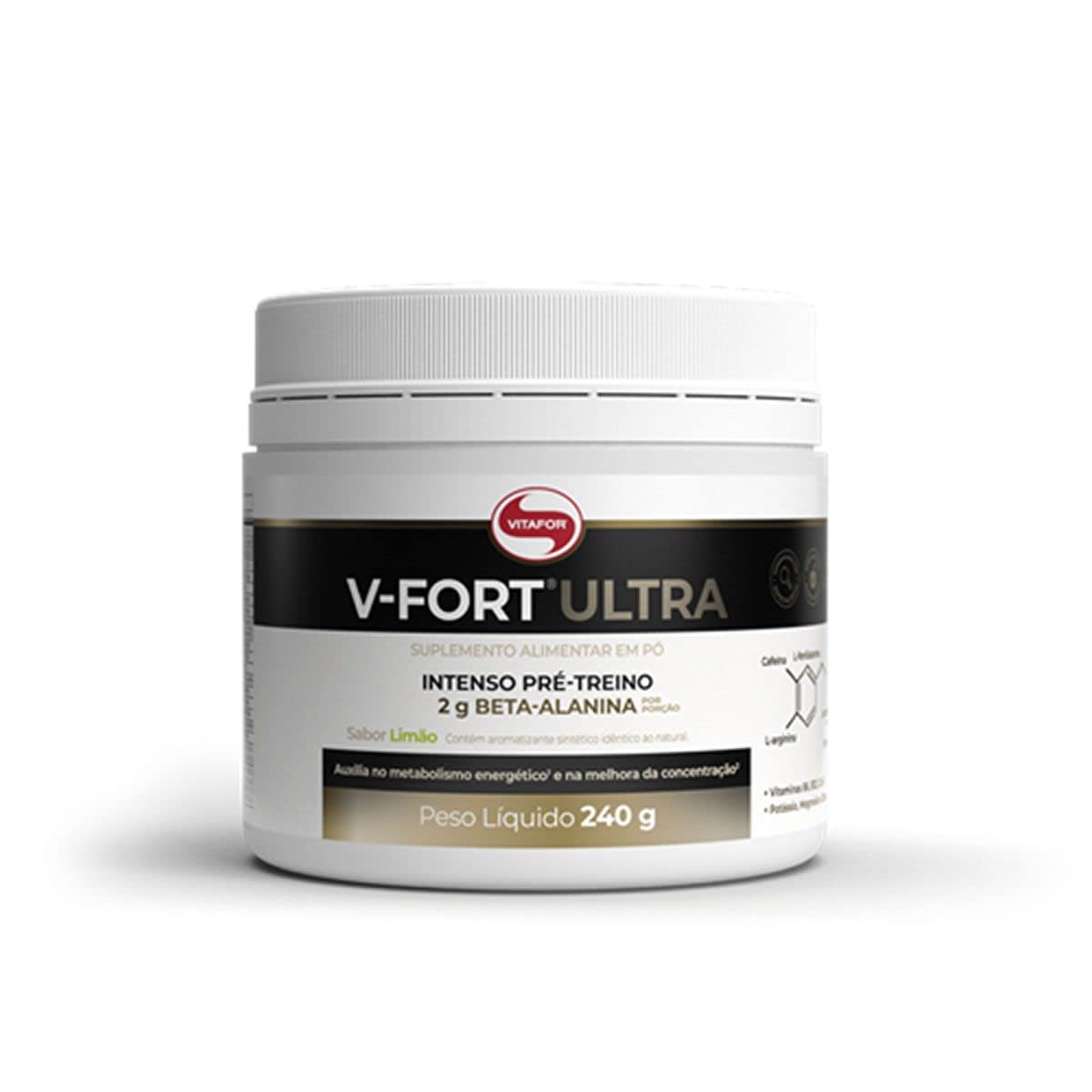 Vitafor - V-Fort Ultra - 240g - Limão : Amazon.com.br: Saúde e Bem-Estar