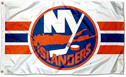 Amazon.com : New York Islanders Logo Insignia 3x5 Feet Banner Flag ...