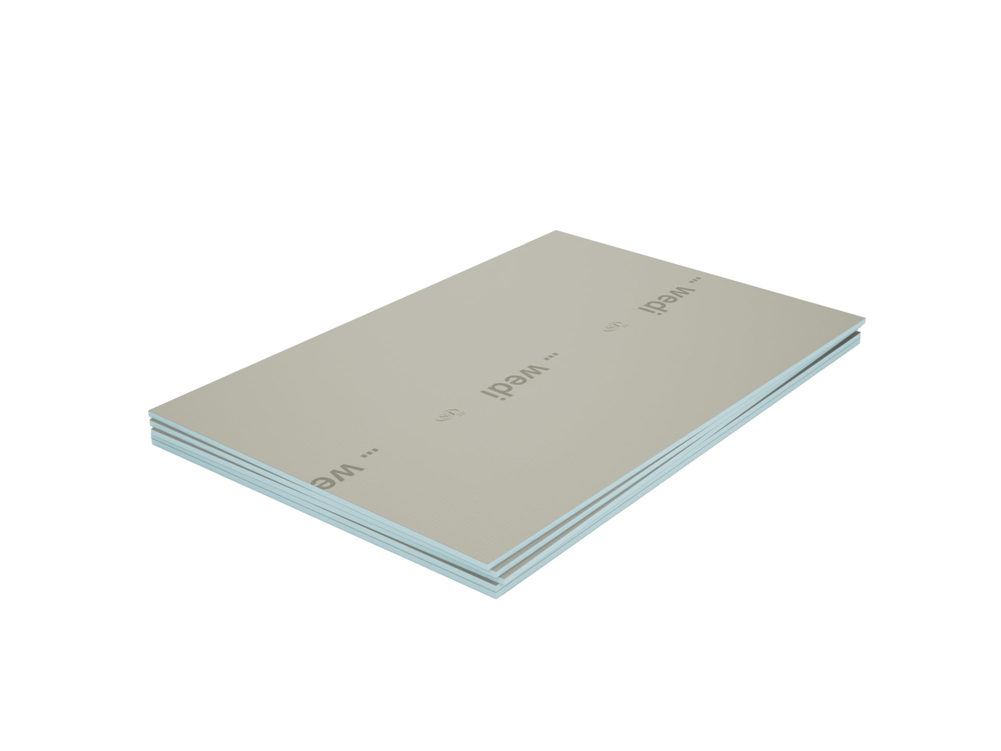 Wedi Board 48"" x 32"" x ½"" Packs of Panels (5), Gray - Amazon.com