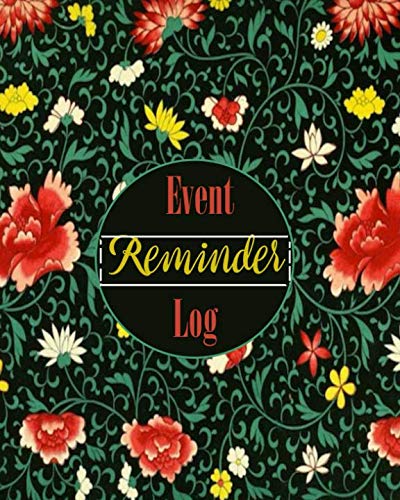 Amazon.com: Event Reminder Log: Record All Your Important Celebrations ...