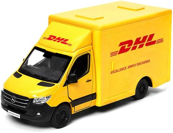 Amazon.com: KiNSMART - Mercedes-Benz Sprinter Cargo Van 1:48 O Scale 5 ...