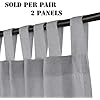 Amazon.com: H.VERSAILTEX 2 Pack Ultra Luxurious Solid High Woven Linen ...