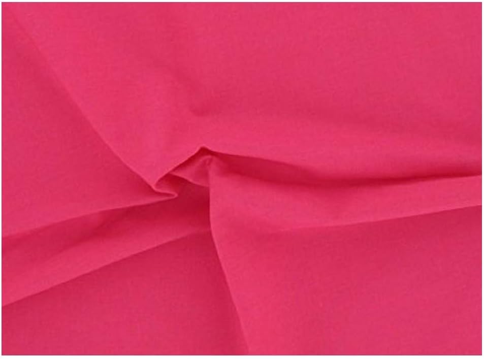 Plain Cerise Pink Polycotton Fabric (Per Metre) : Amazon.co.uk: Home ...