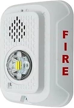 Amazon.com: System Sensor P2WLED L-Series Indoor 2-Wire LED Horn Strobe ...