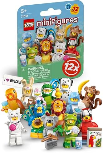 Amazon.com: Lego Minifigures Series 28 with 12 Figures: Complete Set of ...