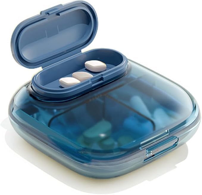 Portable Small 4 Day Pill Case-Three Meals a Day, Mini Portable Seal ...