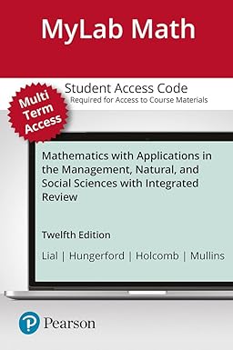 Buy Mathematics with Applications in the Management, Natural, and ...