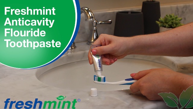 Watch Freshmint Anticavity Flouride Toothpaste on Amazon Live